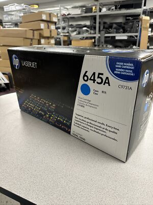 HP C9731A Genuine Toner Cartridge HP 645A Cyan Toner NO BOX Sealed ...