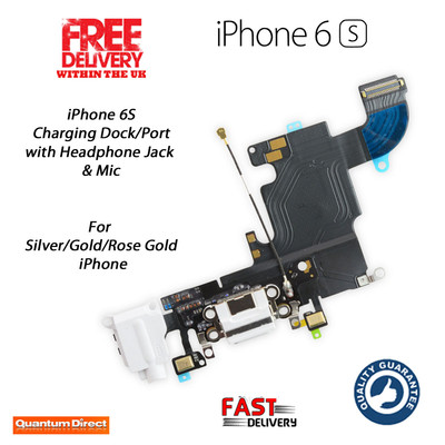 NEW iPhone 6S Connector Charging Dock Port Mic Headphone Jack Repair | eBay
