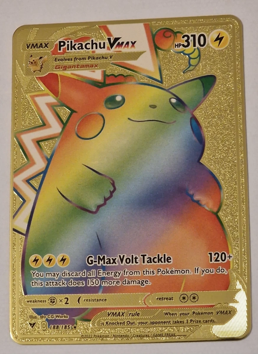 Pikachu Vmax Rainbow Gold Sale Online | crescendocompetition.org