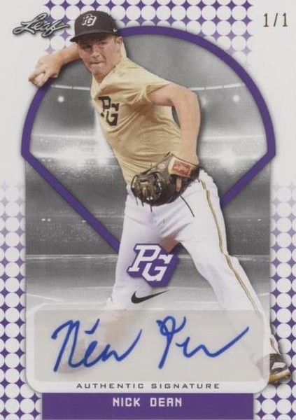 2018 Leaf Perfect Game National Showcase - Autographs Purple #BA-ND1 ...