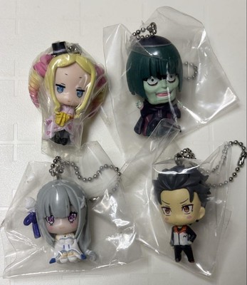 Rem Re:Zero Keychain - Subaru, Emilia, Beatrice, Petelgeuse, Romanee ...