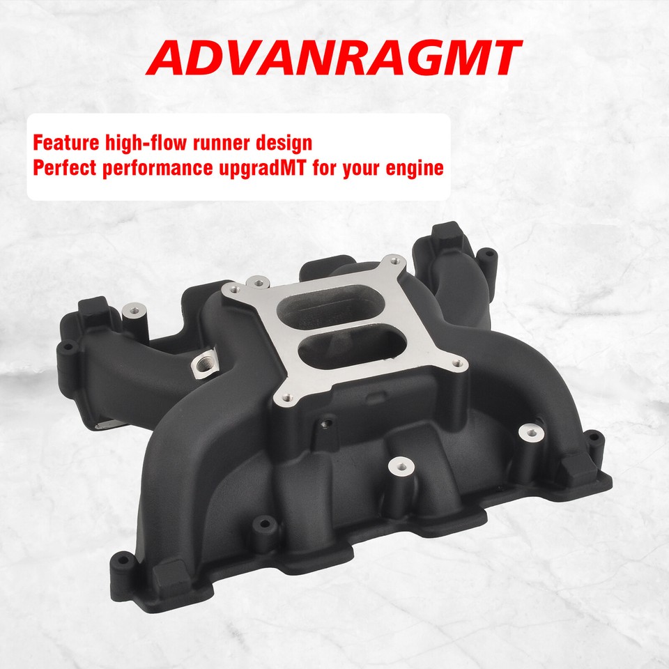 Performer RPM Style Carb Intake Manifold LS1 5.3L LS2 6.0L Cathedral ...