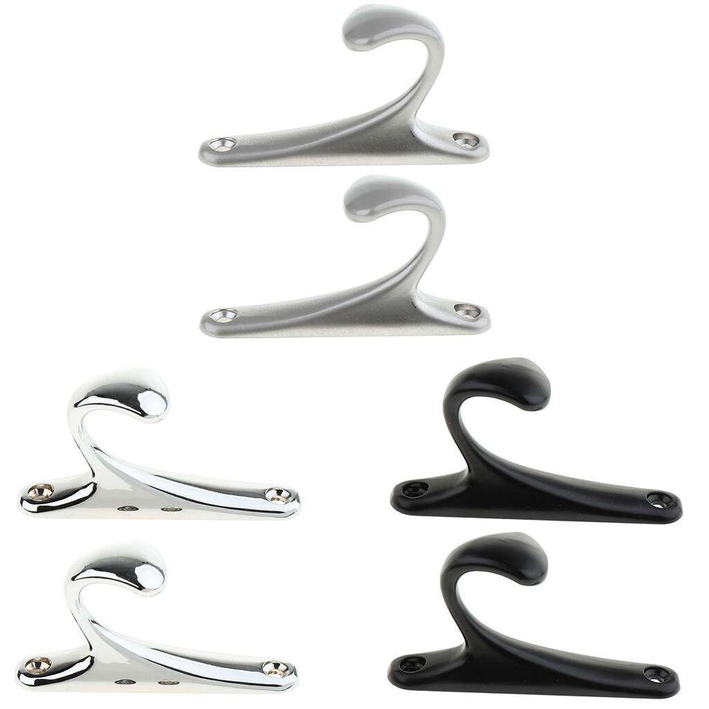 1 Pair of Wall Mounted Wall Mount hanger Hook Rack Holder | eBay