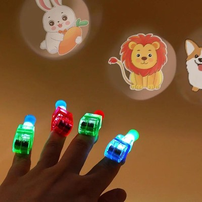 10pcs Light Up Finger Toys High Brightness LED Finger Light Finger ...