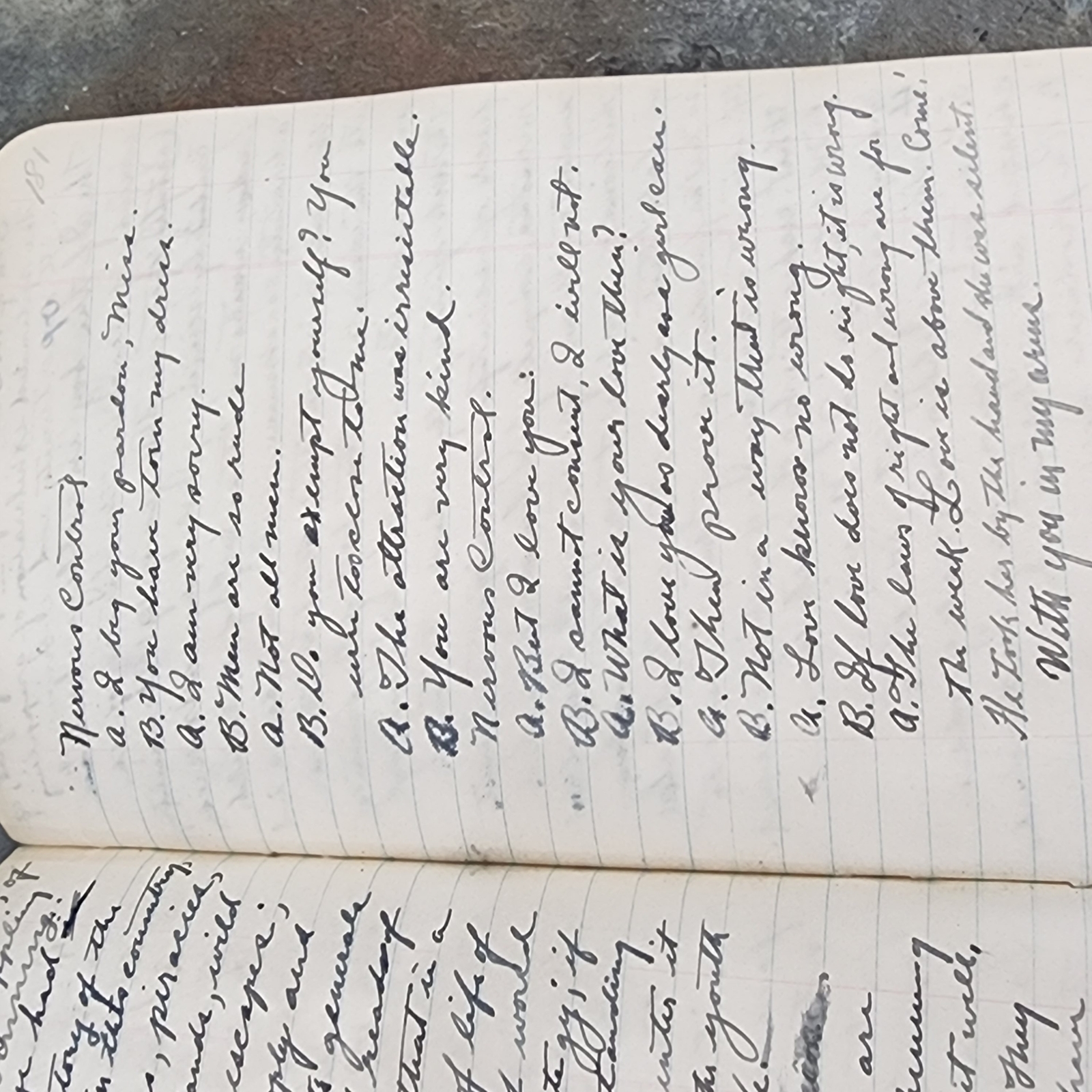 Antique c. 1900 Hand-Written Journal Diary Book 200+ Pages Personal ...