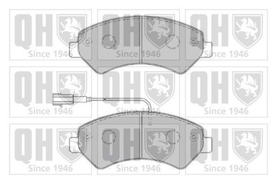 Front & Rear Brake Pad Set For Disc Brake Fits Citroen Relay Fiat ...