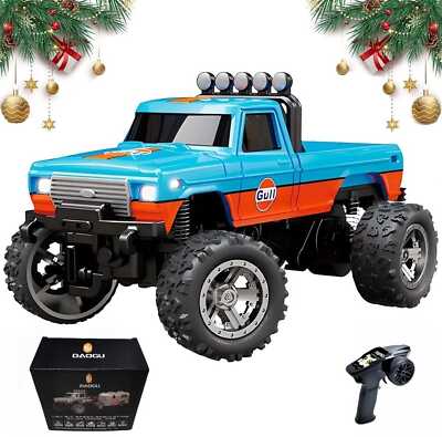 Mini Rc Monster Truck, Small 1:64 Scale Rc Cars Kids Toys with Lights ...