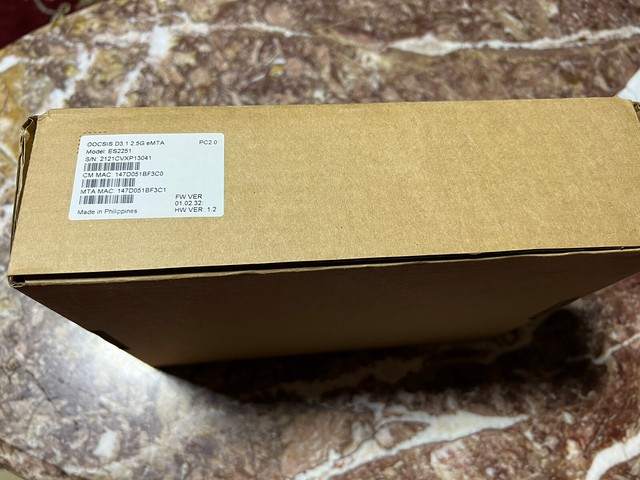 Spectrum 3.1 eMTA Docsis 3.1 Advanced Voice Modem (ES2251) for sale ...