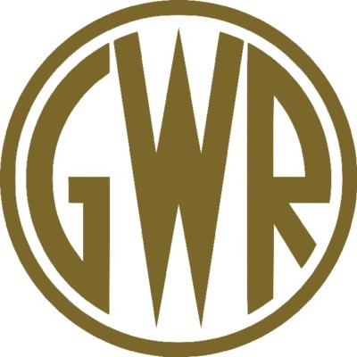 GWR Great Western Railway shirtbutton totem logo - vinyl decal sticker ...