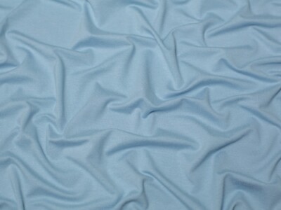 Minerva Luxury Viscose Jersey Stretch Knit Fabric Ice Blue - per metre ...
