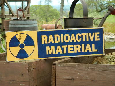 Radioactive Material Distressed Primitive Halloween Wood Sign - 6 x 20 ...