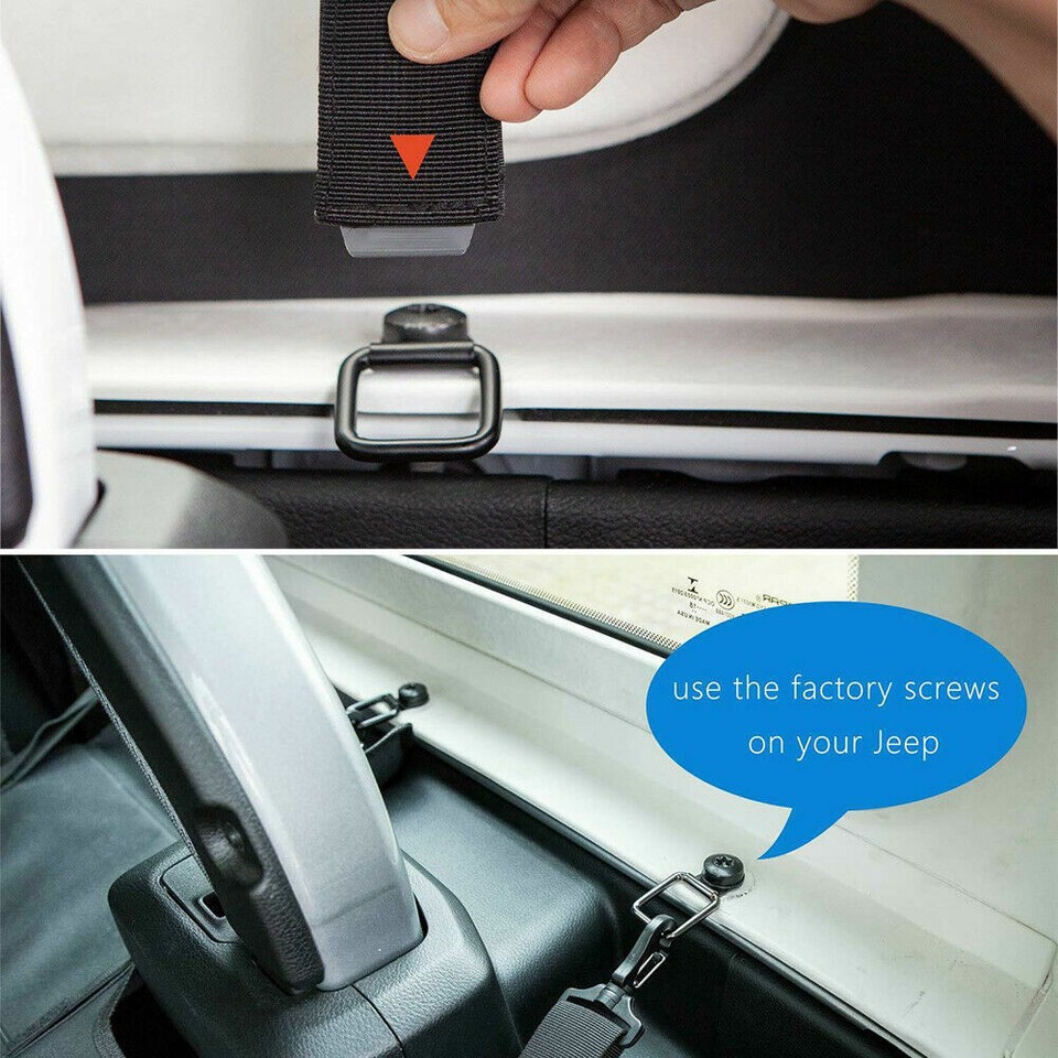 8x Trunk Tie-Down D-Rings Cargo Hook Receiver Connector For Jeep ...