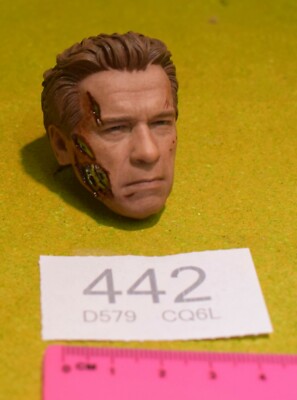1/6 SCALE TERMINATOR HEAD FOR HOT TOYS DRAGON DREAMS DID ACTION FIGURES ...