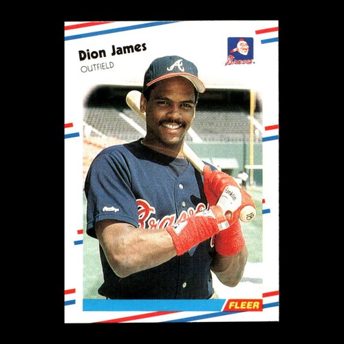 Dion James 1988 Fleer Atlanta Braves #543 R326V 40 | eBay