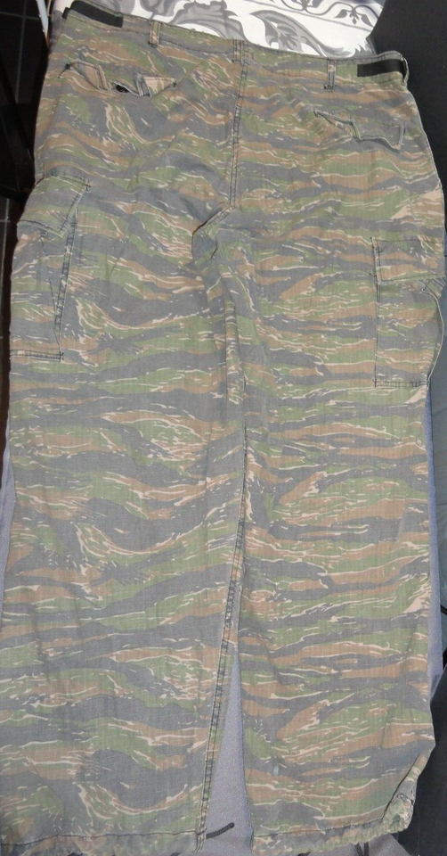 USGI RED TIGER STRIPE JUNGLE CAMOUFLAGE MENS UNIFORM COMBAT CARGO PANTS ...