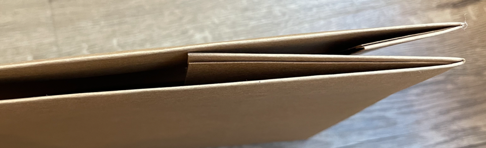 NEW Coach Authentic Gift Box Brown Collapsible Flattened Large size ...