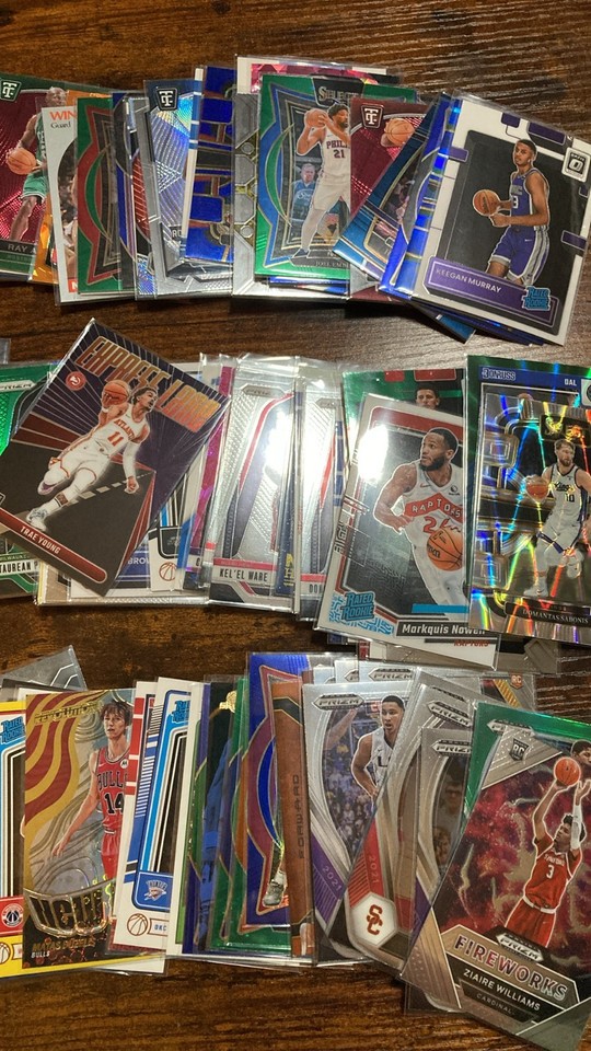 Basketball Card lot, 150 NBA Cards, lots of RC cards, Rookies, Top ...
