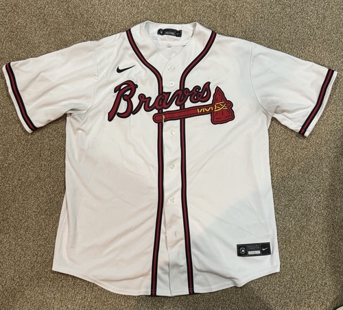 Nike Atlanta Braves Austin Riley White Jersey #27 Men’s Size Large | eBay