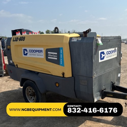 Atlas Copco 400 CFM - 200 PSI Portable Air Compressor- High Pressure | eBay