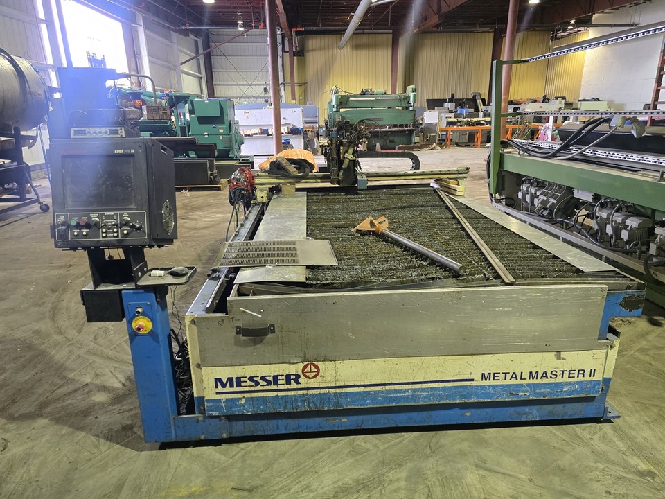 1999 Messer MetalMaster II 5 ft x 10 ft Plasma Table w/ Hypertherm Edge ...
