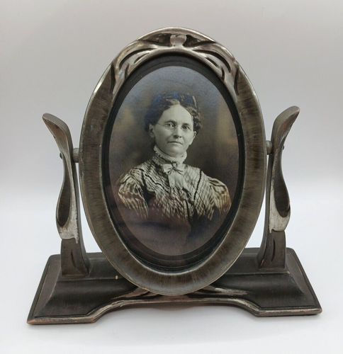 Vintage Framed Portrait of Elizabeth Page 1800's, Antique Photo in ...