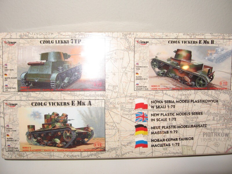 Mirage Double-Turret Light Tank 7TP Model Kit 1:72 #72602 MIB | eBay