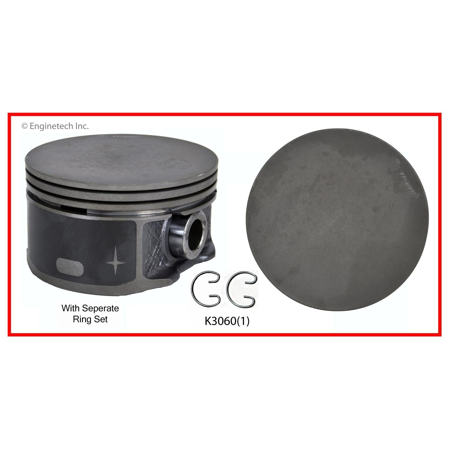 Single Piston & Ring Kit Dodge Jeep Mits 3.7L 4.7L K3060 P3060 STD Bore ...