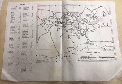 Crediton Town Map | eBay UK