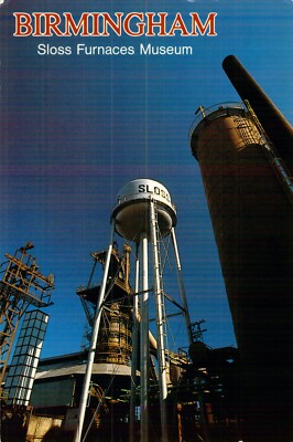 Birmingham sloss Furnaces Museum, Alabama Unposted Postcard M18 | eBay
