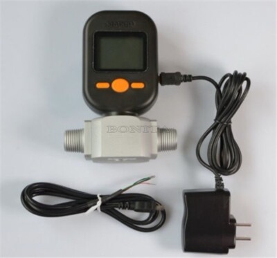 New Digital Gas Mass Flow Meter Flow Rate Tester Protable 0-200L/MIN ...