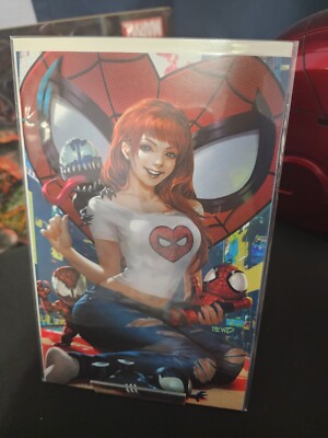 Amazing Spider-Man #53 Mary Jane by Derrick Chew Exclusive Virgin Variant | eBay