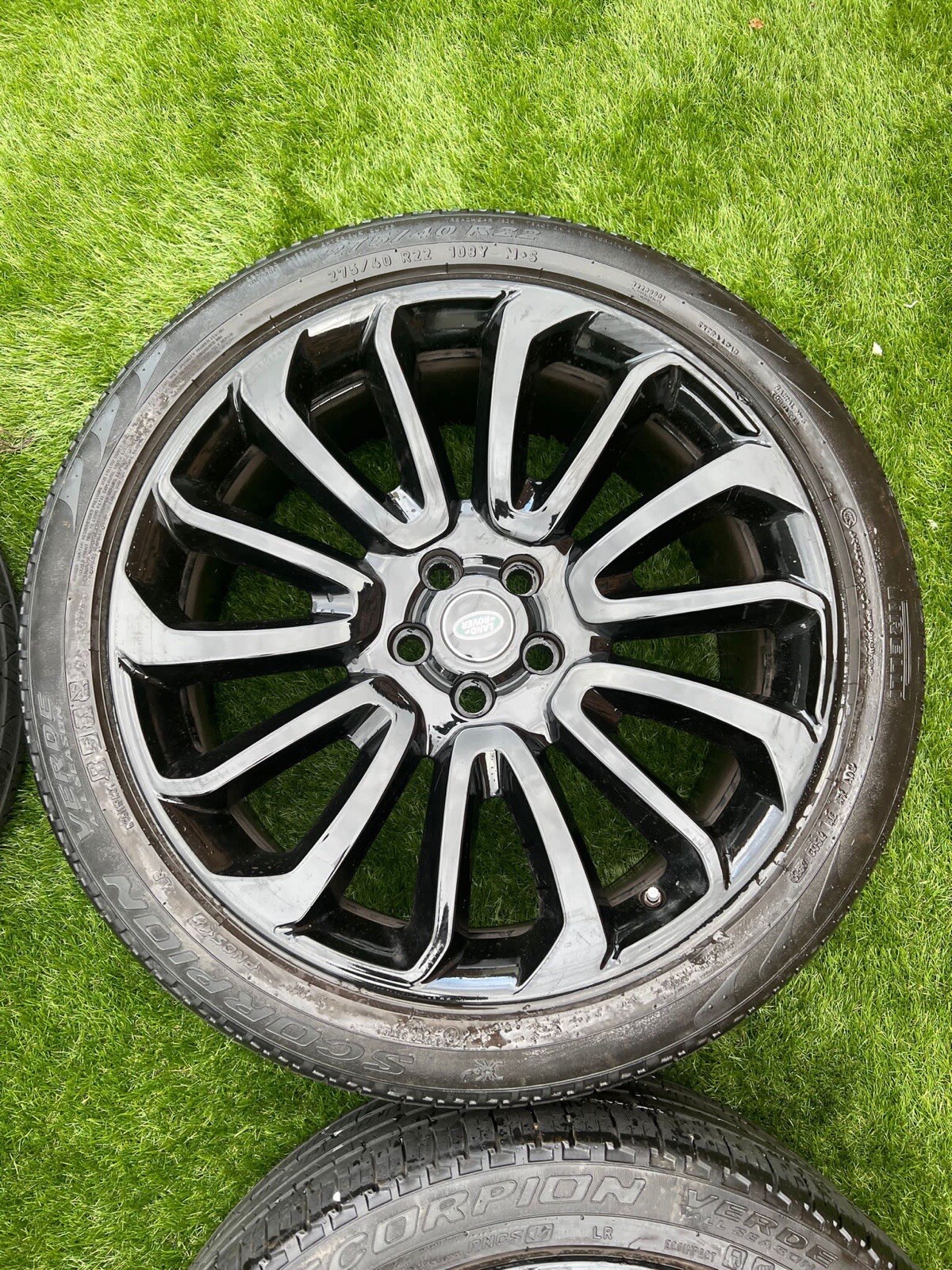 GENUINE LAND ROVER TURBINES 22 INCH ALLOY WHEELS VOGUE RANGE ROVER ...