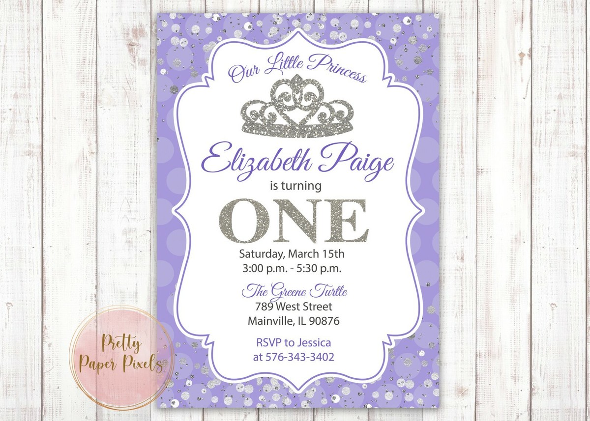 Our Princess Is Turning 1 Invitations