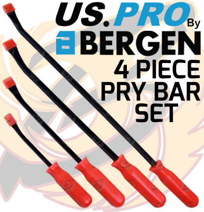 US PRO PRY BAR Set JEMMY BAR WRECKING CROW BAR PRY BARS 200 300 450 ...