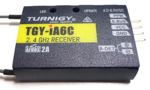 Turnigy iA6C mini PPM receiver 2.4Ghz 6 channel - Fits TGY-i6 radio ...