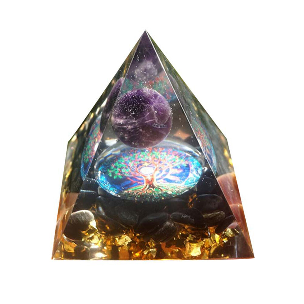Orgone Pyramid Energy Generator Healing Crystal Pyramid for Positive ...