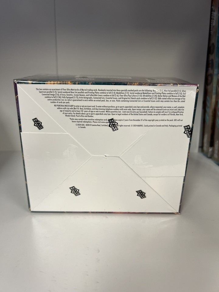 2024 UPPER DECK FLEER ULTRA MATRIARCHS MARVEL COMICS SEALED HOBBY BOX ...