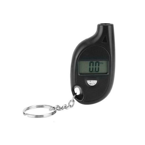 1* Mini LCD Digital Auto Car Tyre Air Pressure Gauge Tester Keychain ...