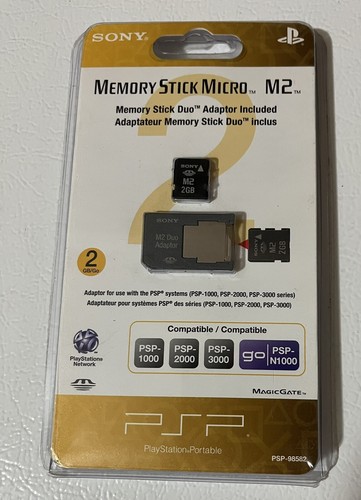 NEW OLD STOCK SONY MEMORY STICK MICRO DUO M2 ,2GB | eBay