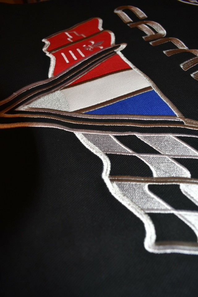 Chevrolet Camaro Racing Embroidered Cotton Collage Jacket JH Design ...