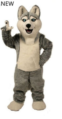 Halloween Husky Mascot Costume Suits Cosplay Party Clothing Carnival ...