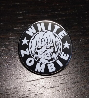 PIN - White Zombie -metal Hat badge heavy rock band music Rob Zombie ...