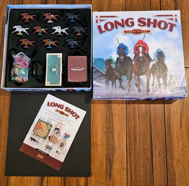 Long Shot by Chris Handy Horse Racing Board Game Z-man Games - 100 ...