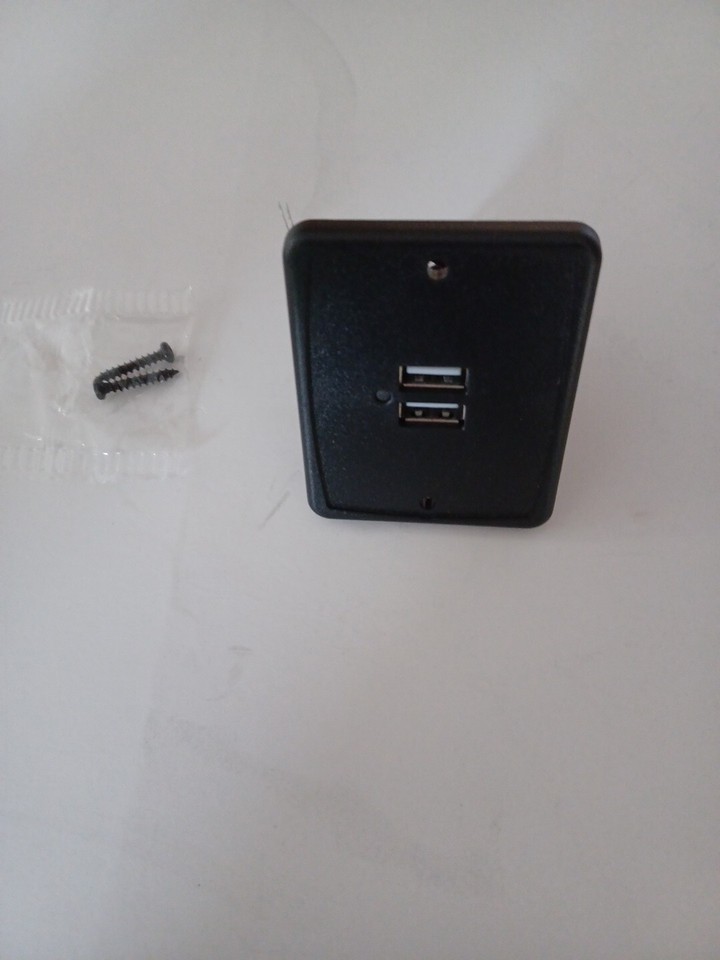 RV Dual-Port USB Charging Outlet 5V Black CAMPER TRAVEL TRAILER with ...