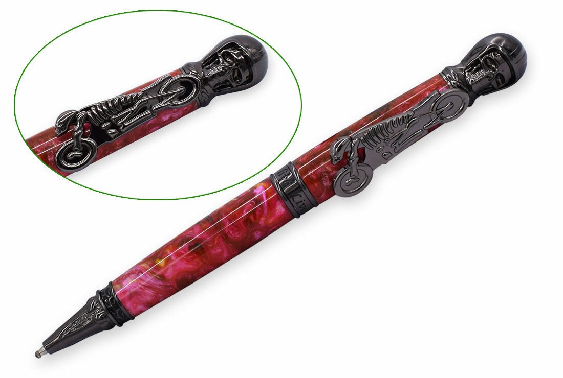 DIY Motorcycle Pen Kits Woodturning Pen Kit Pen Turning Project Pen ...
