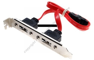 Internal~External Dual External eSATA Port/Jack In~Out back Expansion ...