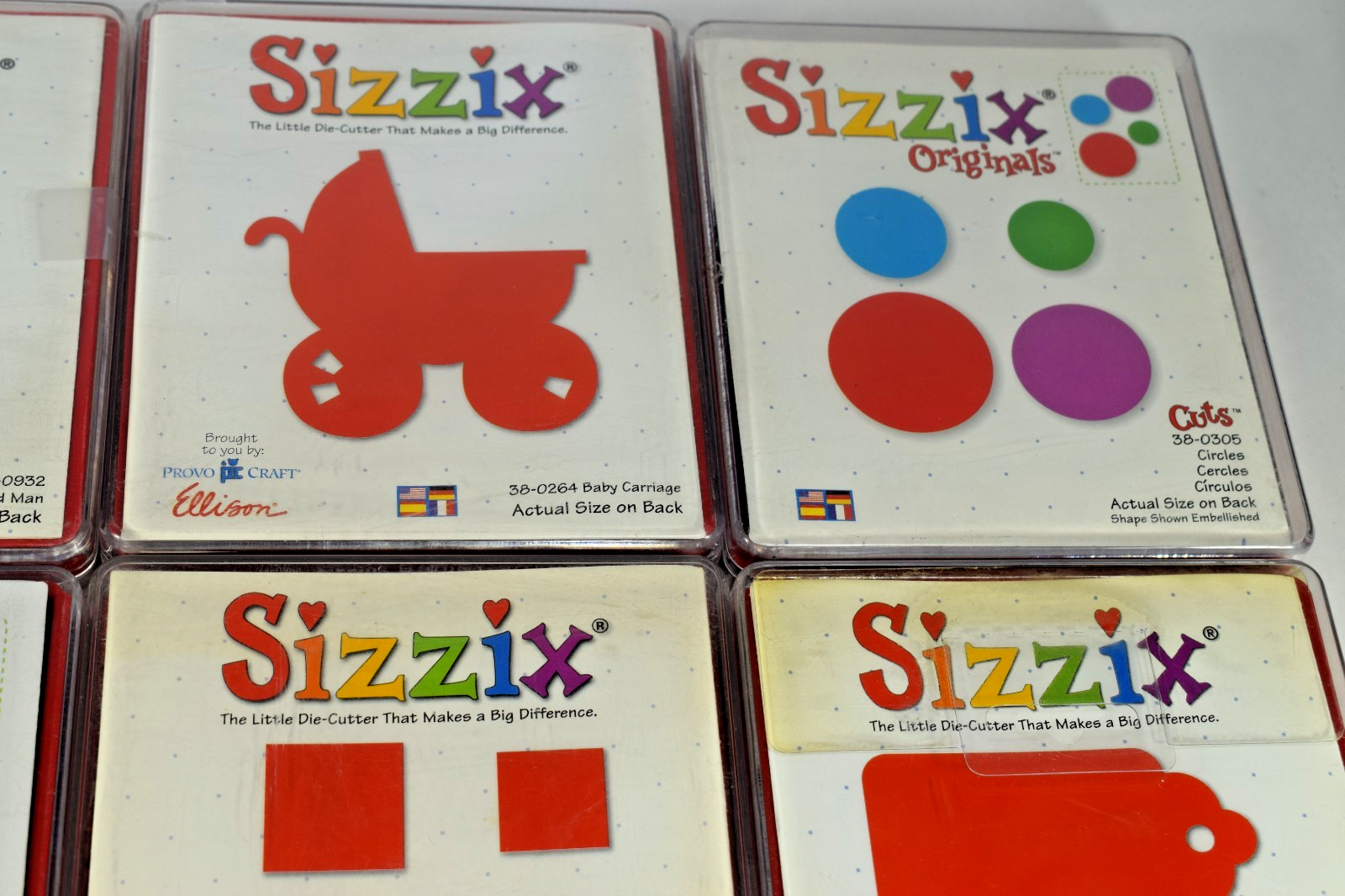 Sizzix Originals Die-cutting Plates Collection- Lot of 6 | eBay