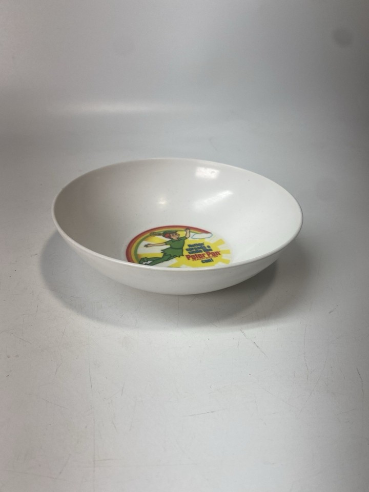 VINTAGE PETER PAN PEANUT BUTTER DEKA MELAMINE PLASTIC BOWL SW11 | eBay