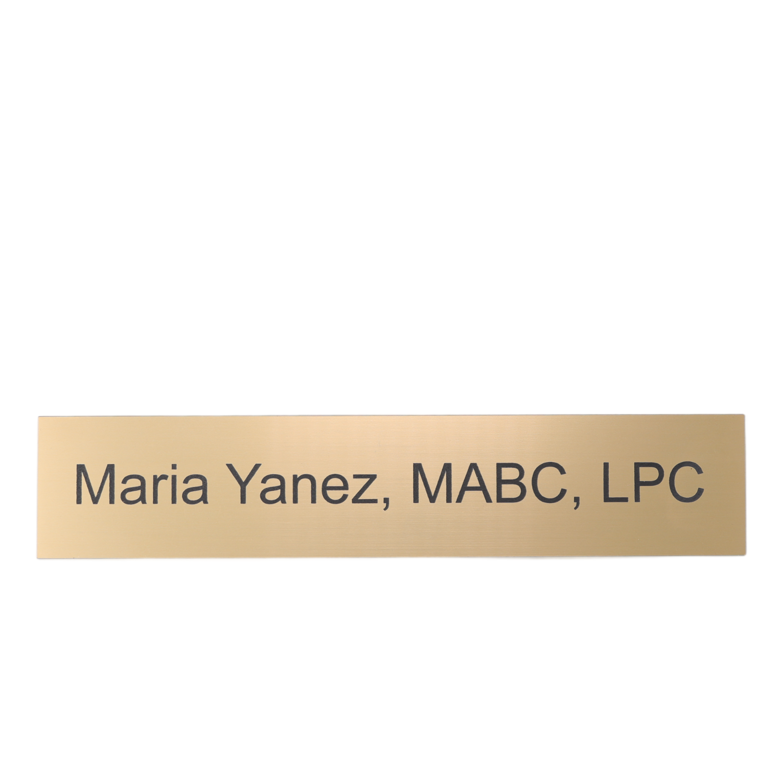 NAME PLATE for office desk or door sign / plaque - personalized by ...