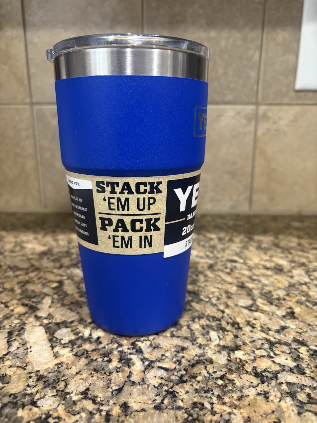 Yeti Rambler 20oz Cup Stackable in New Color: Royal Blue (Brand New) | eBay